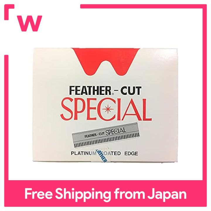 Feather Safety Razor, Feather Cut Special, 10 replacement blades x 10 ...
