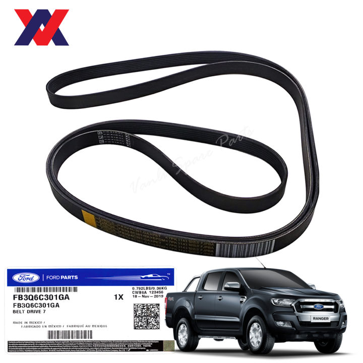 Ford Genuine Fan Belt (7PK3143) for Ford Ranger T7 2.2cc - FB3Q-6C ...