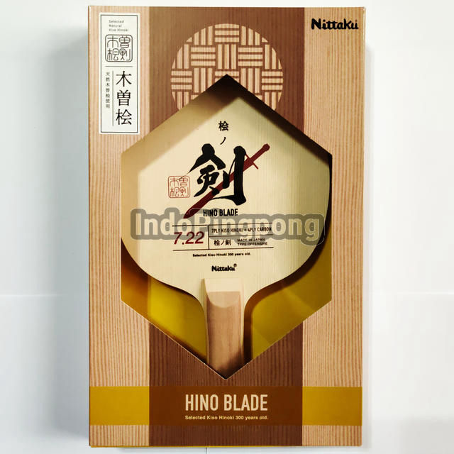 Nittaku Hino Blade 7.22 - Carbon Kiso Hinoki | Lazada Indonesia