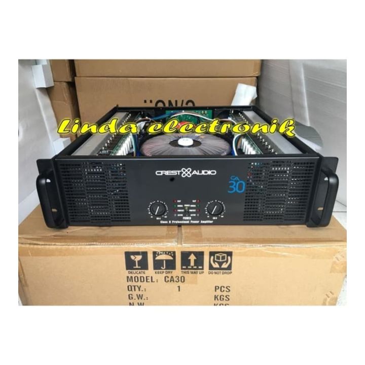 power amplifier crest audio ca30 crestaudio ca 30 body panjang | Lazada ...