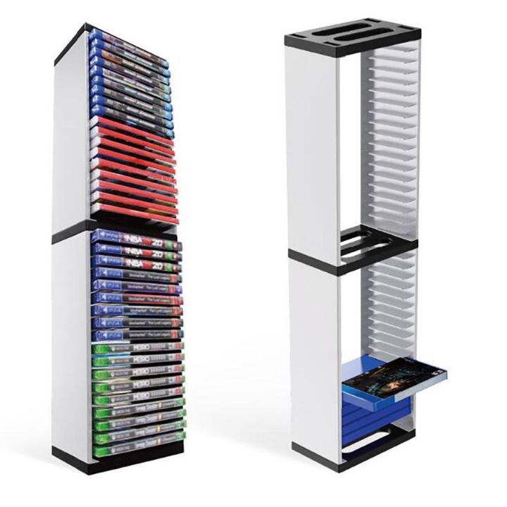 New Host Game Disk Tower Storage Rack Store Game Discs For PS4 PS5 ...