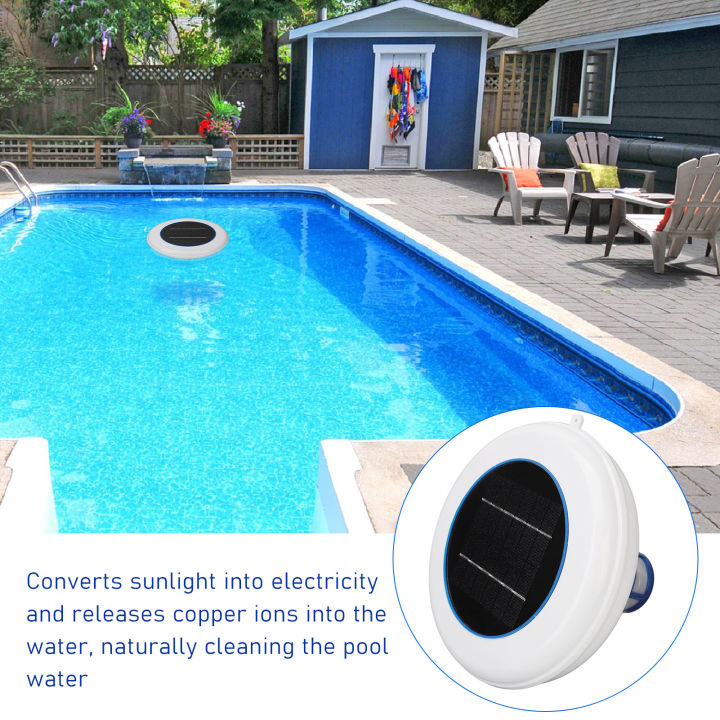 Solar Pool Ionizer Solar Copper and Silver Ion Water Processor Pool ...