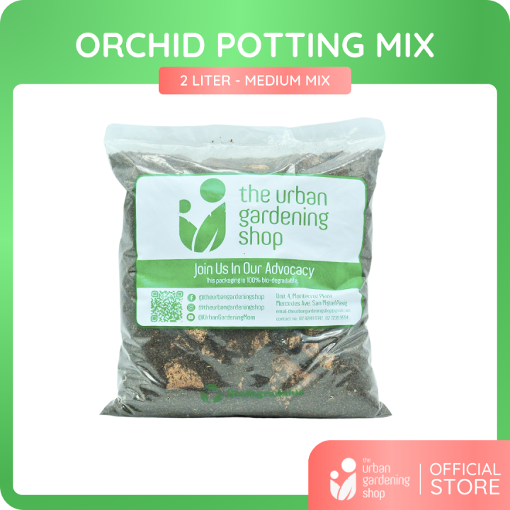 2-liter Orchid Potting Mix Soil-less Medium for Common Orchid Variants ...