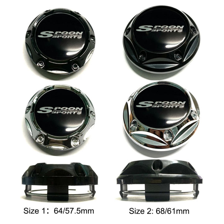 4pcs 64mm/68mm Outsize Car Automobile Wheel Center Cap Hub Cap Center ...