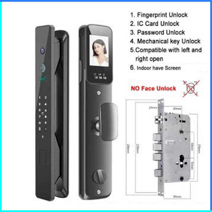 COD ALOY-X Smart Door Lock Kunci Pintu Rumah Fingerprint Password Key ...
