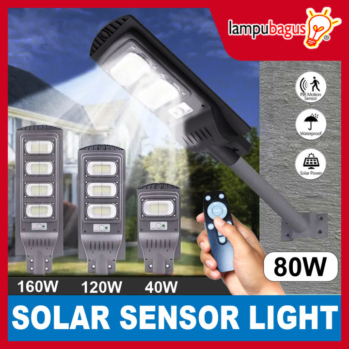 Lampu Solar Panel Outdoor / Lampu Jalan Tenaga Surya LED + Remote ...