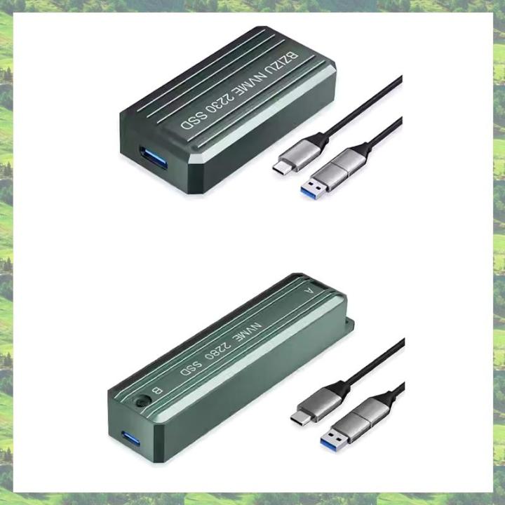 M.2 NVME SSD Case External Enclosure USB3.1 10Gbps NVME Hard Drive Case ...