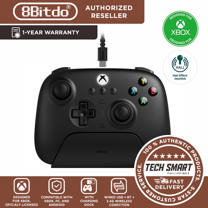 8BitDo Ultimate 3-mode Controller for Xbox, Hall Effect Joysticks ...