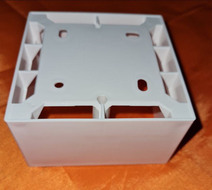 (SG Seller) Surface Box 1 Gang THICK 48mm White PVC Surface Mounting ...