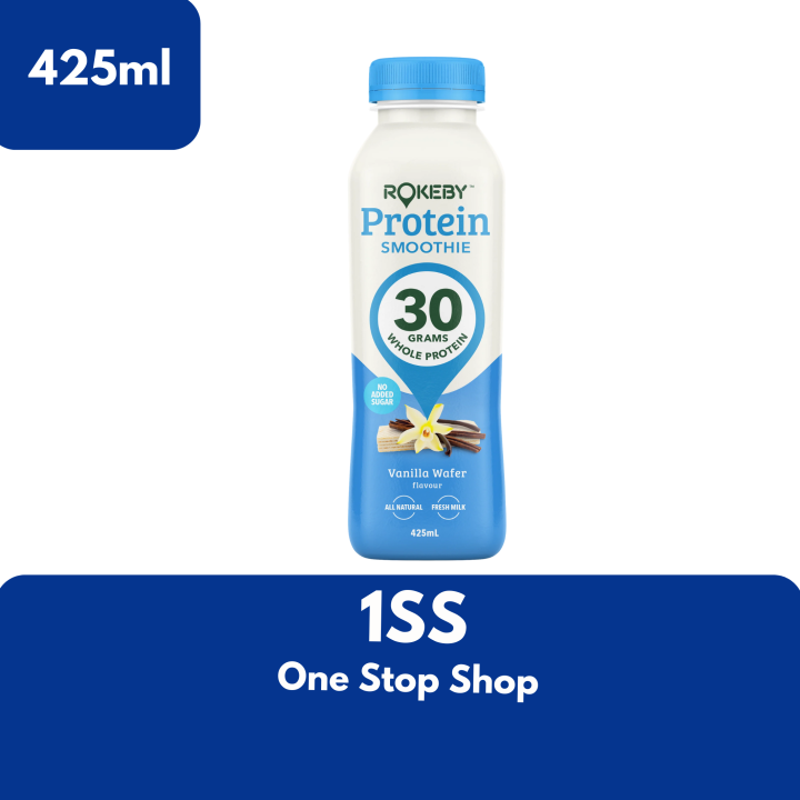 Rokeby Protein Milk Smoothie, Vanilla Wafer Flavor, 425ml | Lazada PH
