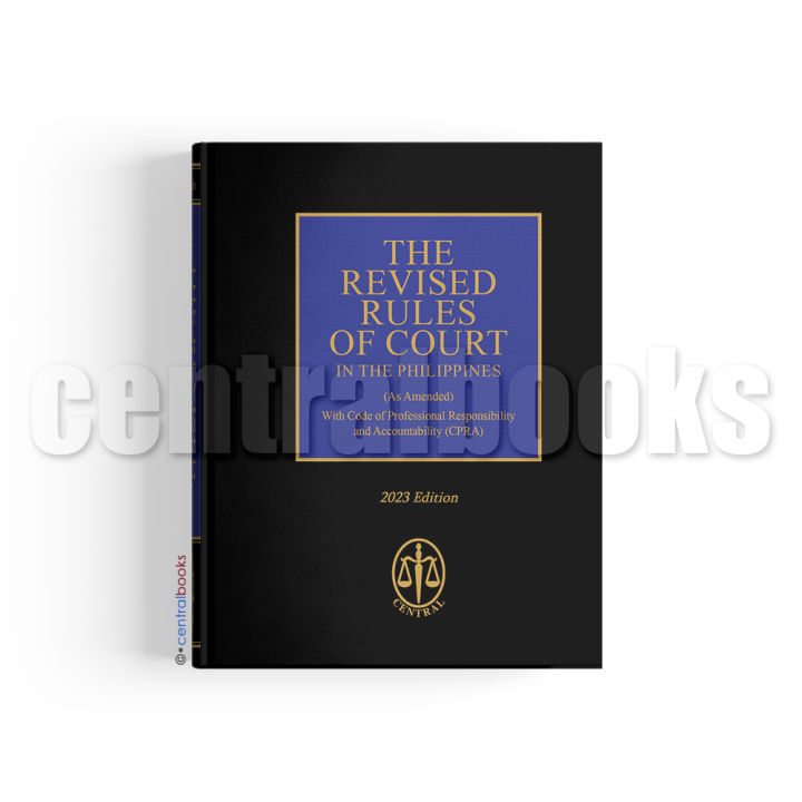 COD The Revised Rules of Court in the Philippines with CPRA Codal (2023 ...