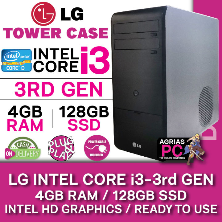 DESKTOP / INTEL CORE i3 UNITS - QUAD CORE / 8GB 4GB RAM / 256GB 128GB ...