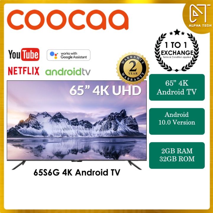 Skyworth Coocaa TV 4K UHD Smart TV certified Android TV Netflix (50 "55 ...