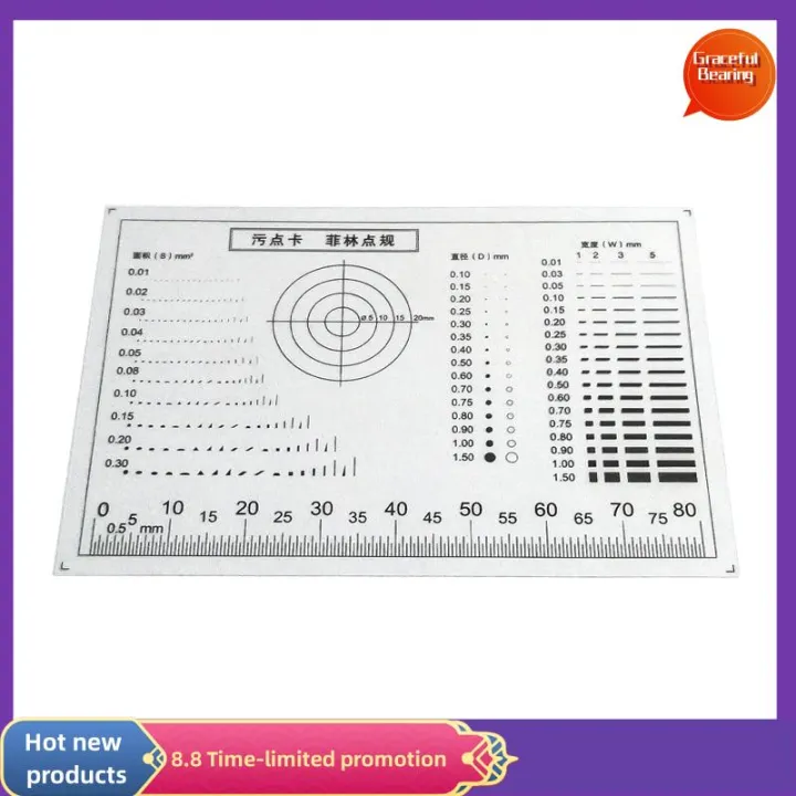 Graceful Gauge Point Gauge Transparent Film Stain Card Comparison Card ...