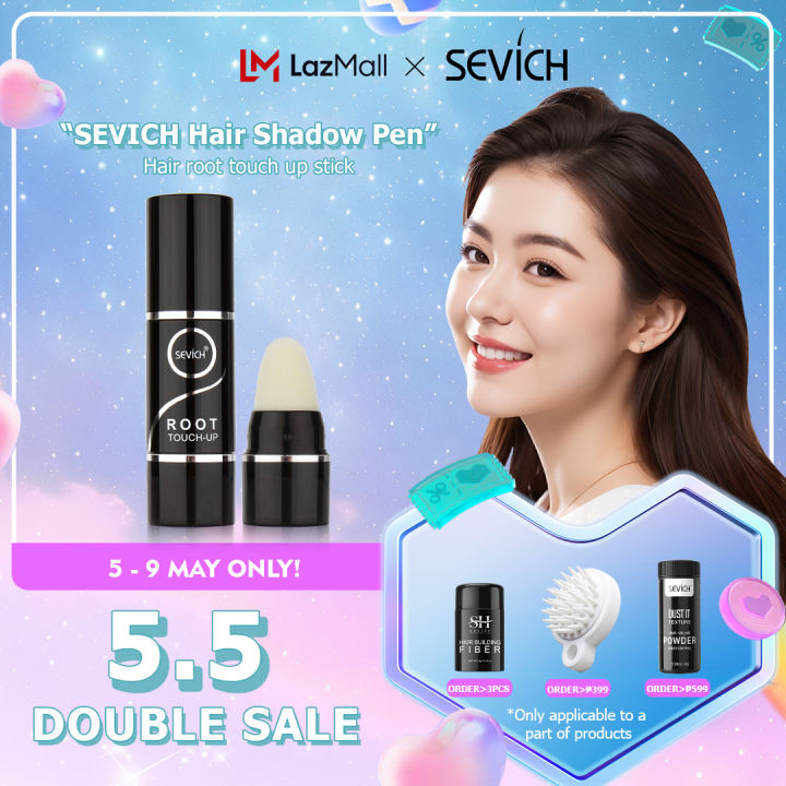 SEVICH Hair Shadow Pen Quickly Cover Hair Loss Portable Hairline Powder ...