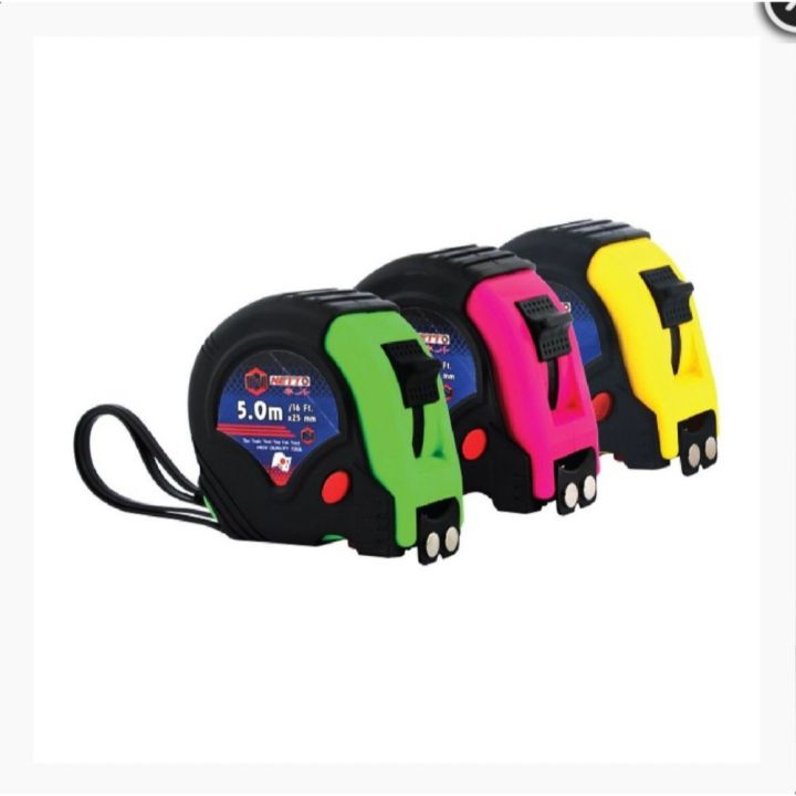 NETTO ตลับเมตรหัวแม่เหล็ก 3.5Mx16mm/5.0Mx25mm/7.5Mx25mm/10Mx25mm ตัว ...