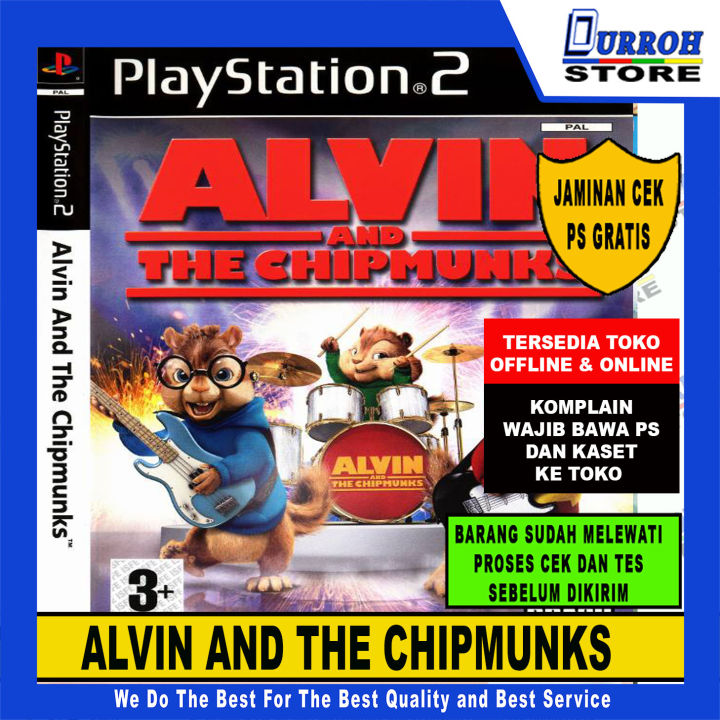 KASET DVD GAME PS 2 ALVIN AND THE CHIPMUNKS | Lazada Indonesia