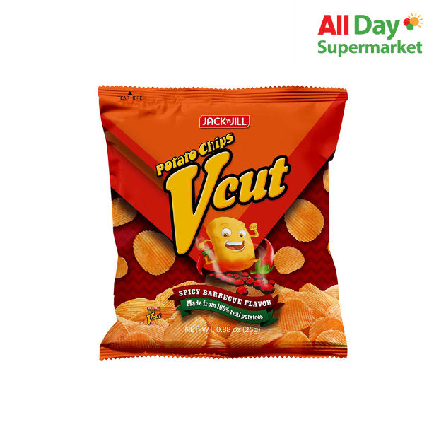 Vcut Potato Chips Spicy Barbeque Flavor 25G | Lazada PH
