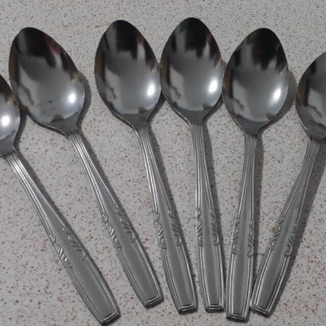 Sendok Makan stainless isi 1 lusin (12 pcs) | Lazada Indonesia