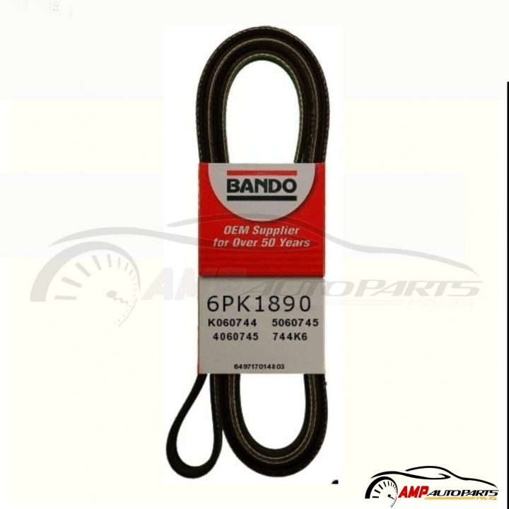 BANDO V-RIBBED / SERPENTINE Belt (6PK, 7PK Series) 6PK1150-7PK1515 ...