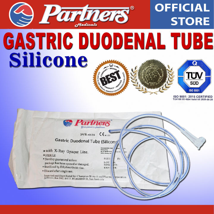 PARTNERS GASTRIC DUODENAL TUBE FR. 16 (NGT SILICONE) - 1 PIECE | Lazada PH