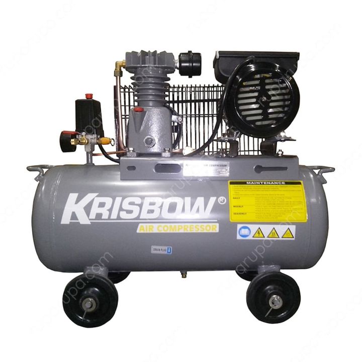 Krisbow Mesin Kompresor Angin listrik / Air Compressor 2hp 10 Bar ...