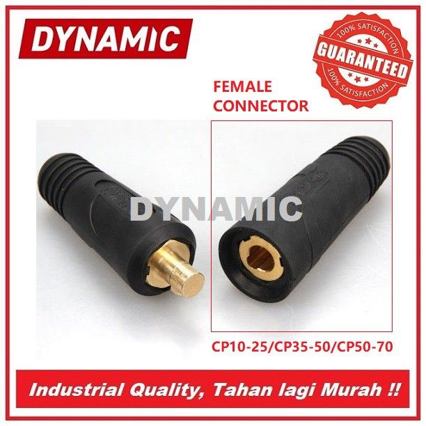 [WeldMan] Female Welding Cable Connector, CP10-25 / CP35-50 / CP50-70 ...