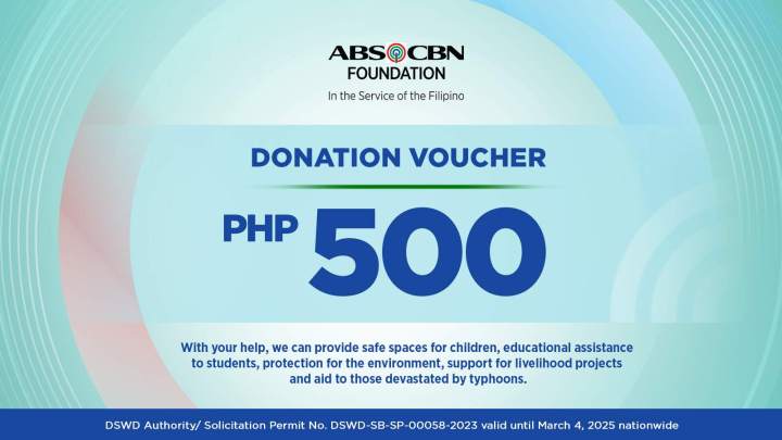 ABS-CBN Foundation P500 Donation Voucher | Lazada PH