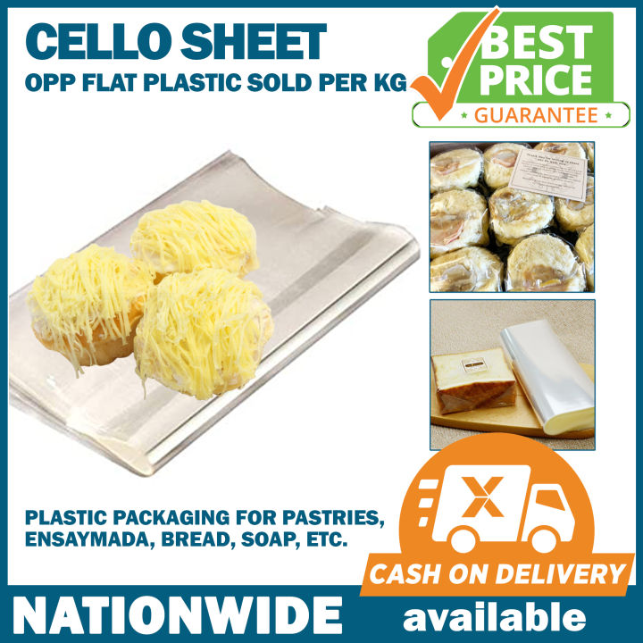 1kg Cellosheet OPP Plastic for Bread, Pastries, and Soap Packaging, etc ...