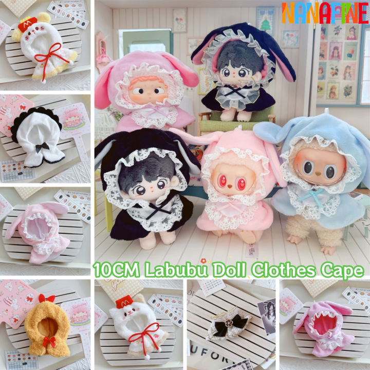Nanafine【🔥พร้อมส่ง🔥】17 ซม Labubu Cape ตุ๊กตาเสื้อผ้ามุมหวานเสื้อผ้า ...