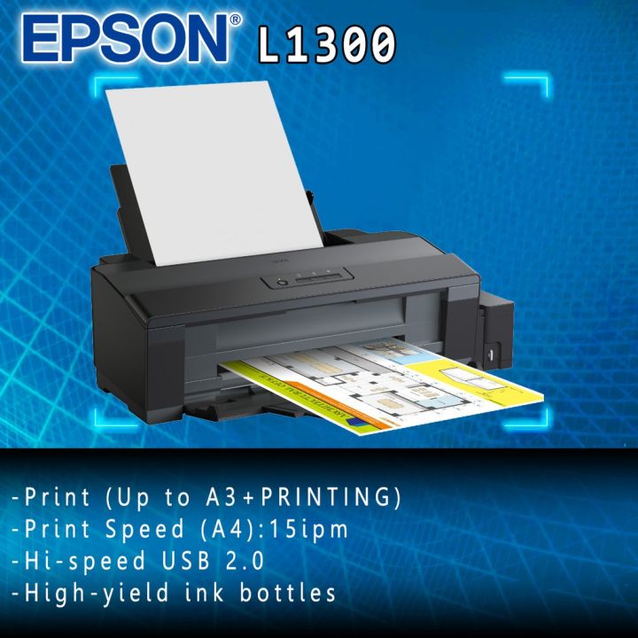 Epson EcoTAnk L1300 A3+ Printer. LIKE CANON IX6870 L1800 | Lazada