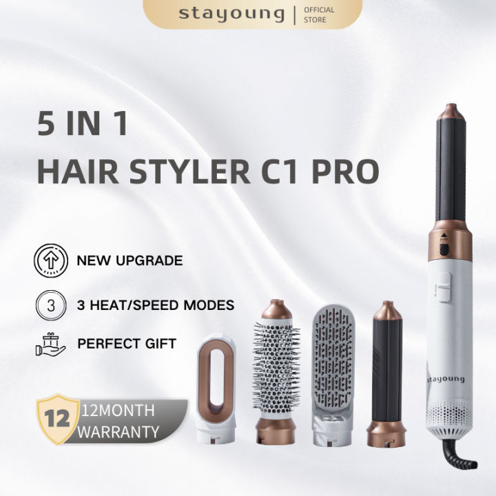 【PRO】STAYOUNG 5-in-1 Hair Styler C1-pro, 5 IN 1 Multifunctional Hair ...