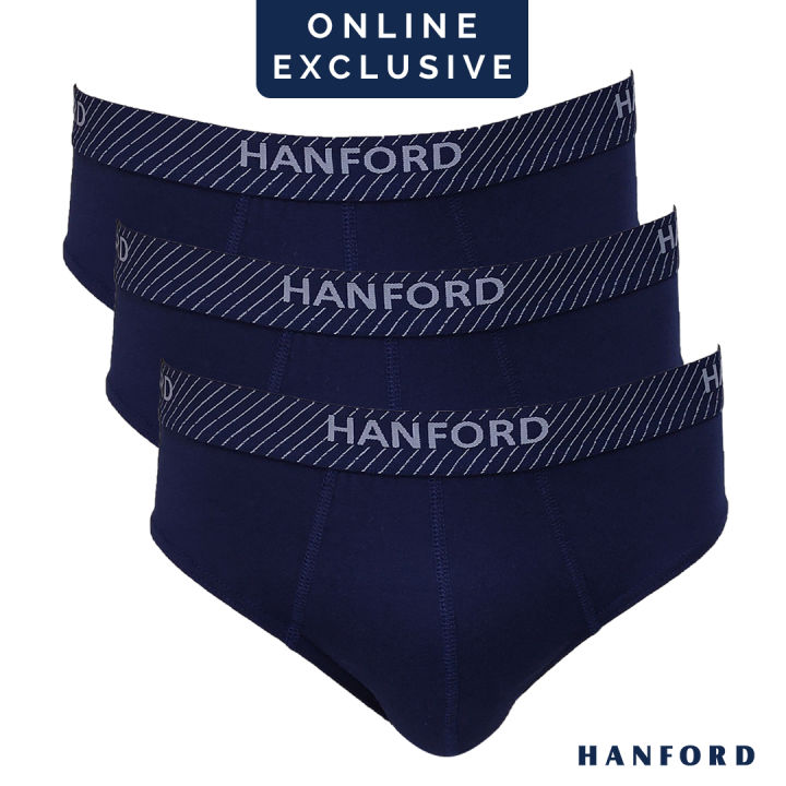 Hanford Men Regular Cotton Briefs OG Todd - Assorted (3in1 Pack) S-4X ...