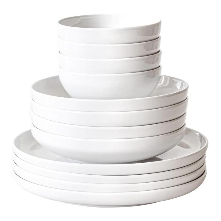 Over and Back 12-Piece St. Germain Porcelain Dinnerware Set | Lazada PH