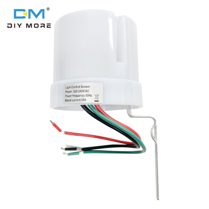 diymore AC220-240V 25A photocell cho đèn dùng ngoài trời tự động tắt ...