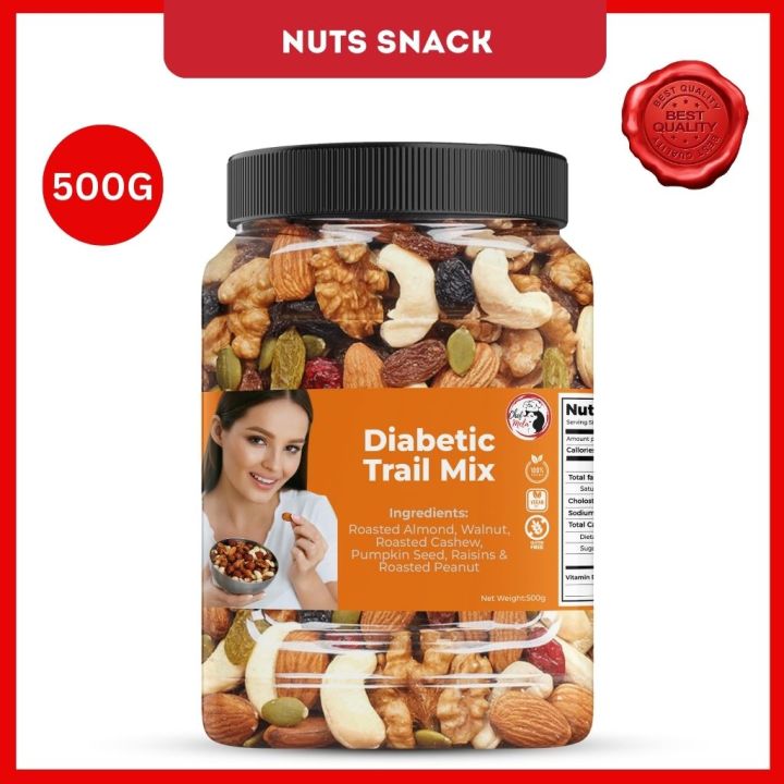 Diabetic Trail Mix Nuts, Seeds & Dried Fruits 250g - 500g | Lazada PH