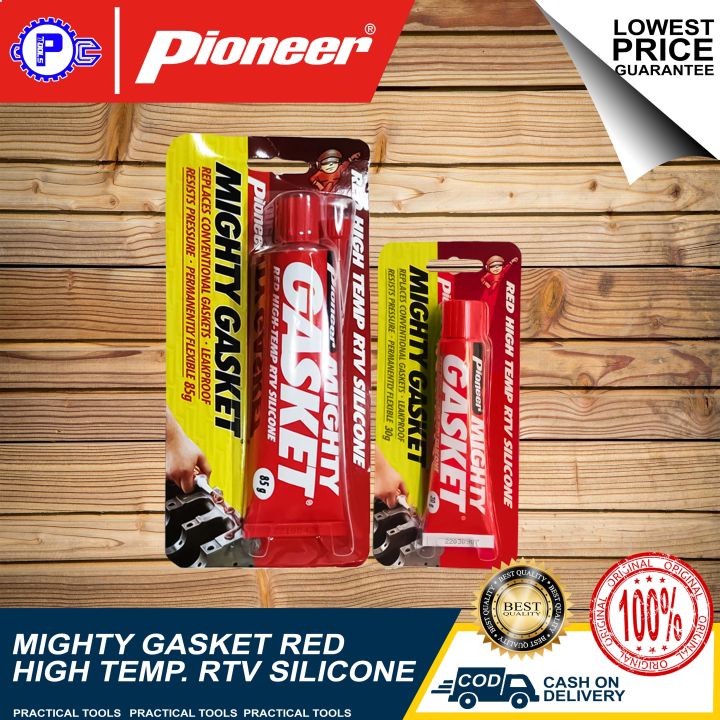 Pioneer Mighty Gasket Red High Temp RTV Silicone SEALANT | Lazada PH