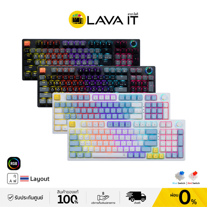 Nubwo X801 ELEANOR Mini Mechanical Gaming Keyboard (TH) คีย์บอร์ดเกม ...