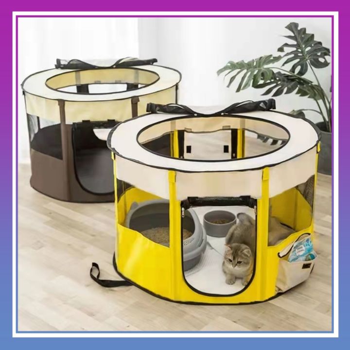 Happy Pet Portable Outdoor Cattery Fences Pet Tent Houses For Foldable ...