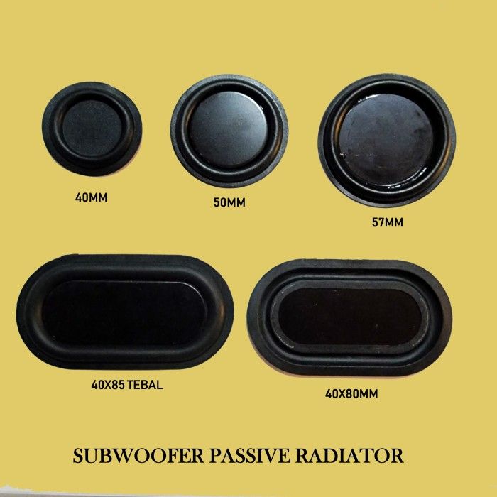 A389 Subwoofer Passive Radiator sub Woofer pasif Low Bass DIY Speaker ...