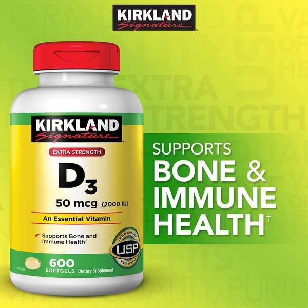 Kirkland Signature Extra Strength D3 50 mcg | Lazada PH