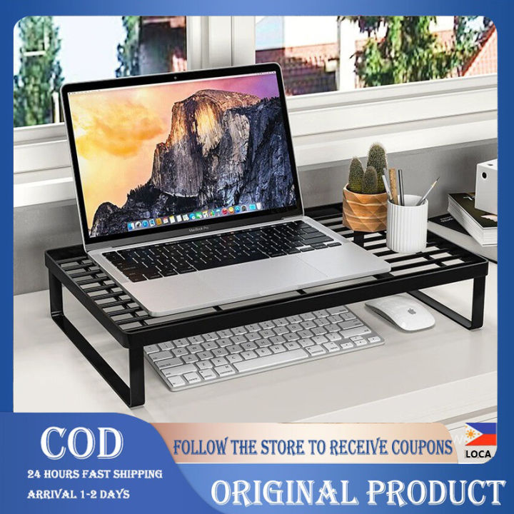Laptop Stand Cooler Pad Computer Monitor Screen Elevated Rack Household ...