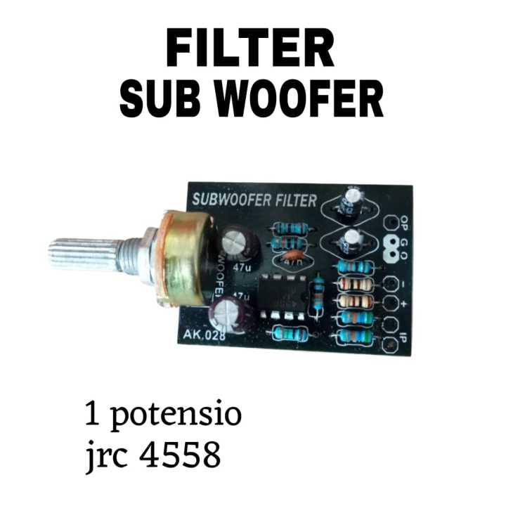 FILTER SUBWOOFER ATAU FILTER SUB WOOFER ct 12v - 15v | Lazada Indonesia