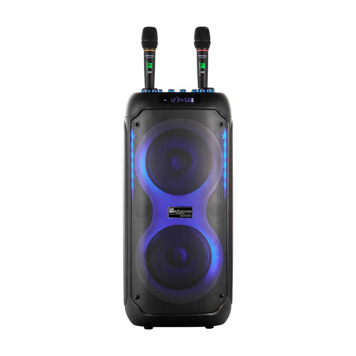 Megasound by Winland Portable Karaoke Player with 2 Microphone 128GB SD ...