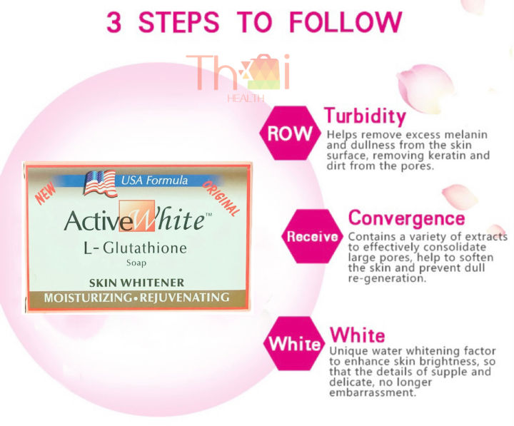 Activewhite L - Glutathione Soap skin whitener (get 2) | Lazada PH