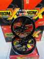 BOM RANGSIT CNC MAGS 8 SPOKES/5 SPOKES STAR CLICK 125 BLACK/RED/BLUE ...