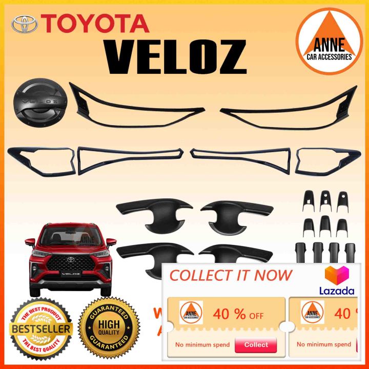 Toyota Veloz 2022 2023 2024 2025 Model Black Garnish Cover / Garnish ...