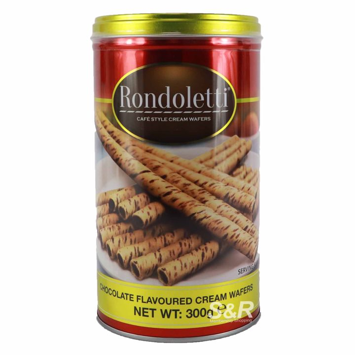 Rondoletti Chocolate Flavored Cream Wafers 300g | Lazada PH