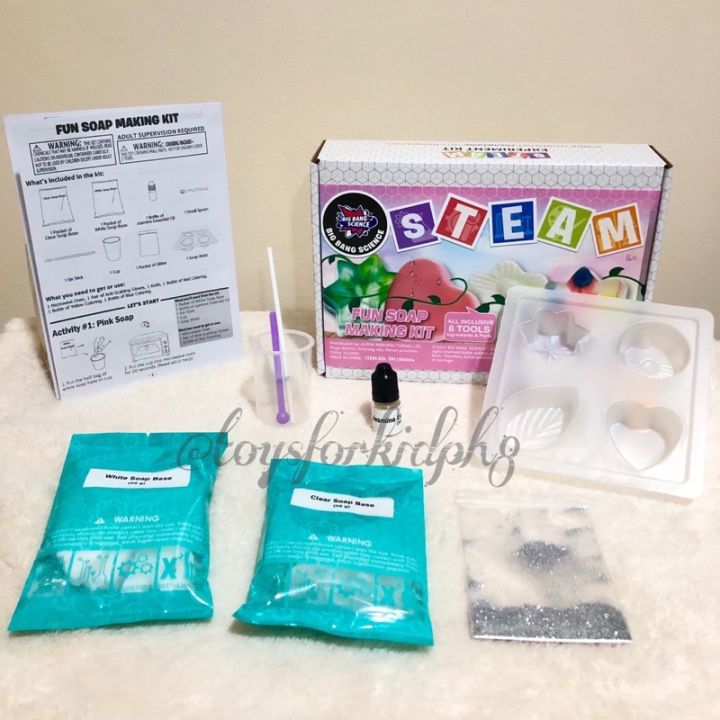 Fun Soap Making Kit DIY- STEAM Experiment Kit by Big Bang Science ...