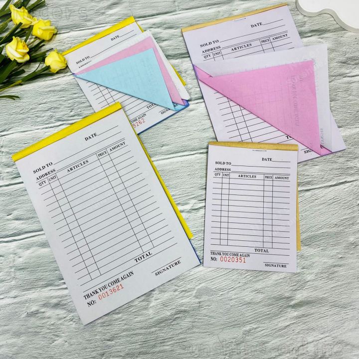 *2 copy & *3 copy Order Slip Receipt Carbonized Paper Business receipt ...